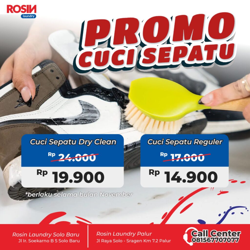 Sepatu Kotor Bisa Jadi Baru di Rosin Laundry - Mettanews.id
